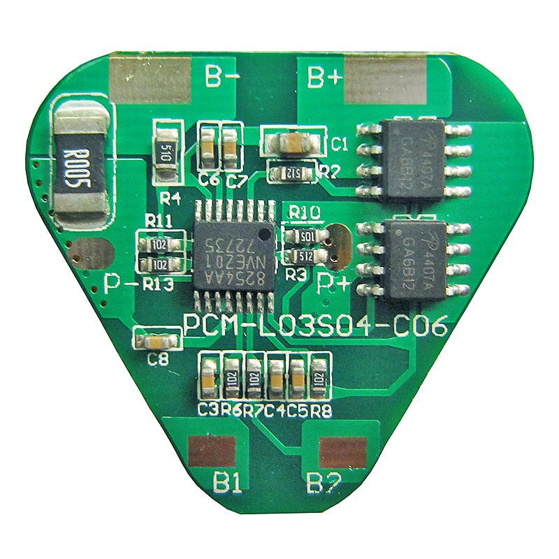 3s 3A Triangular BMS for 10.8V 11.1V 12V Li-ion/Lithium/Li-Polymer 9V 9 ...