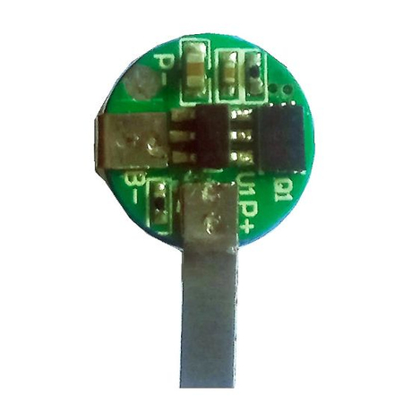 1s 2a Round BMS for 3.6V 3.7V 10500/10450/10440/10280 Li-ion/Lithium 3V ...