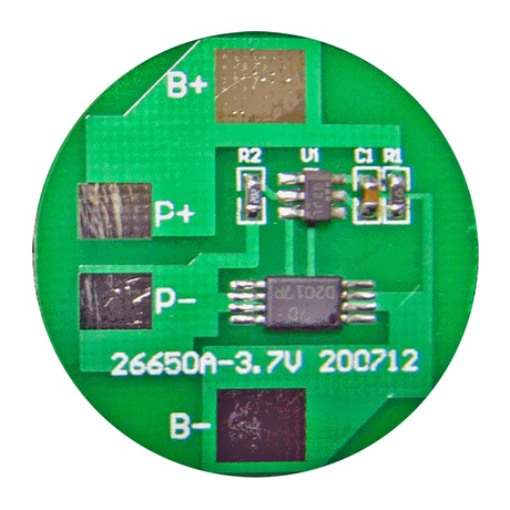 1s 3a Round BMS for 3.6V 3.7V 26650 26500 Li-ion/Lithium/Li-Polymer 3V ...