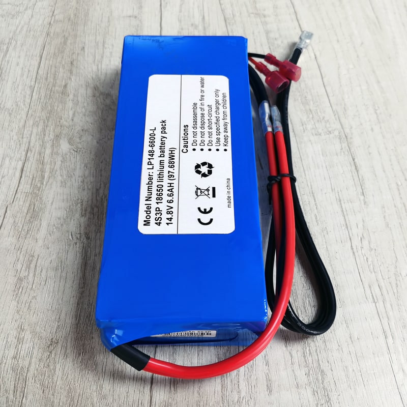 4S3P 12V 14.4V 14.8V 18650 6600mAh/6.6Ah High rate discharge ...